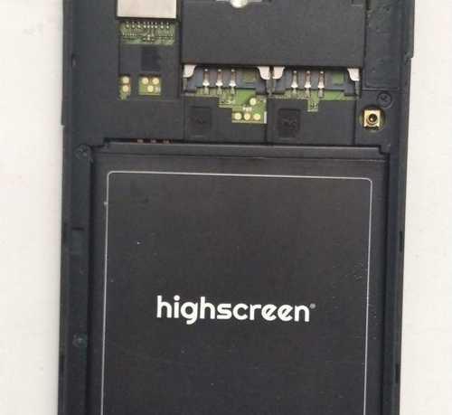 Смартфон Highscreen Zera S на запчасти