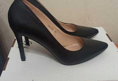 Туфли лодочки женские 38 размер черные