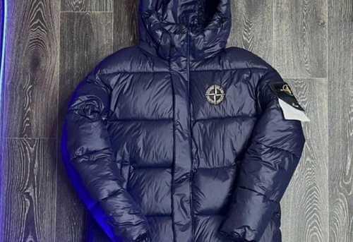 Куртка зимняя Stone island Мужская удлиненная