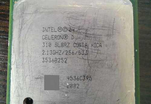 Процессор Intel Celeron D 2.13Ghz/256/533