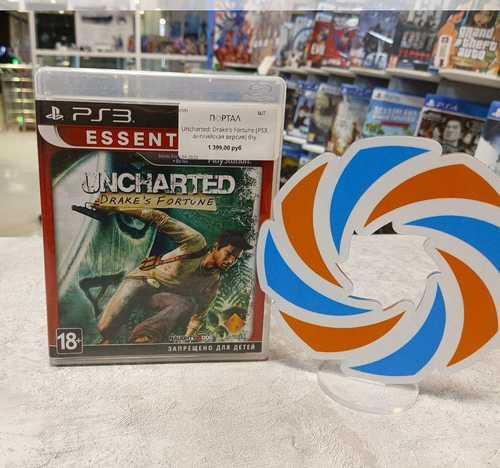 Uncharted: Drake's Fortune PS3, английская версия