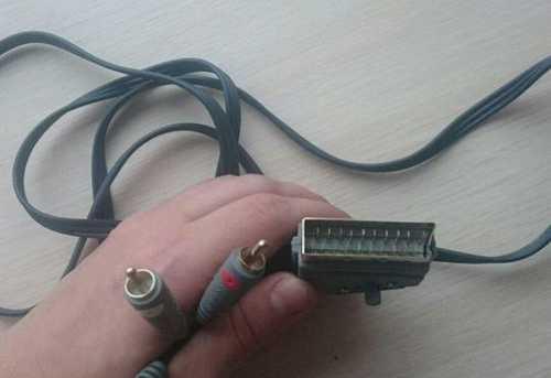 Кабель scart -3rca для жесткого диска