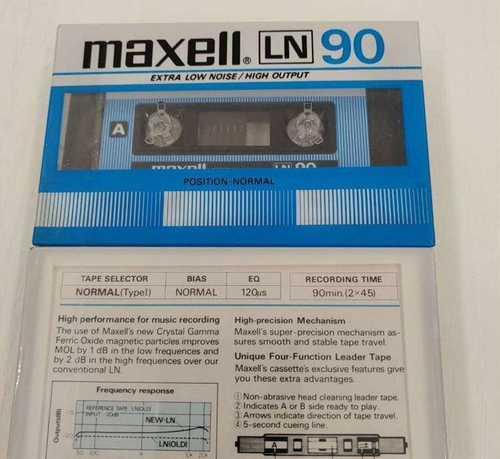 Аудио кассета maxell LN 90