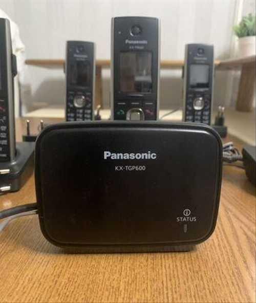 IP телефон Panasonic KX-tgp600rub. 6 трубок