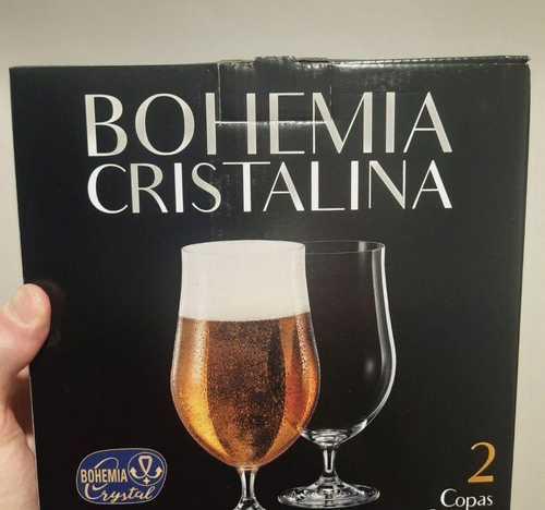 Набор бокалов для пива из 2 шт, Bohemia Cristalina