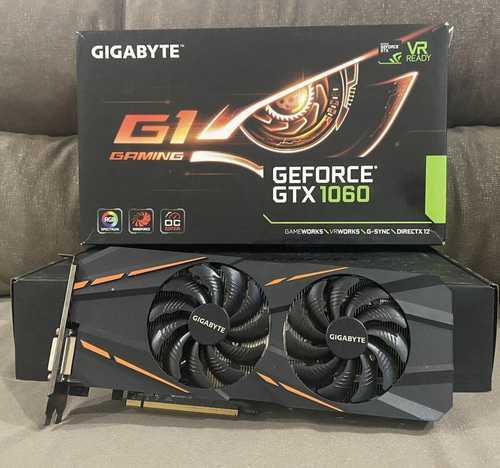 Видеокарта Gigabyte 1060 6gb G1 Gaming