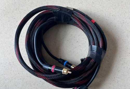 Межблочный кабель 2 rca 2rca (Canare 905)
