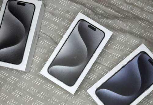 Муляж в коробке iPhone 15 про черны