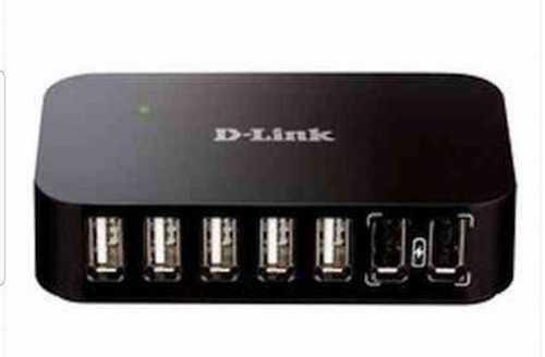 Разветвитель USB D-Link DUB-H7/B/D1A