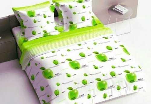 Комплект "Зеленое яблоко" 1.5-оро спальный Hobbype