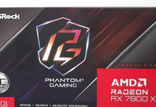 Видеокарта ASRock Radeon RX 7800 XT Phantom Gaming