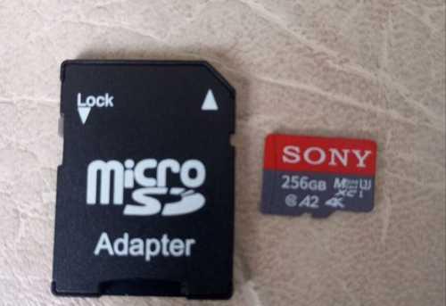 Карта памяти MicroSD Sony 256gb