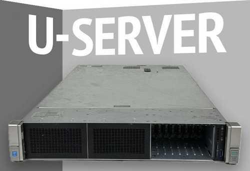 Сервер HP DL560 Gen9 8SFF 4*4655v4 512G P440ar 2*1
