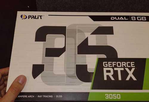 Видеокарта Palit rtx 3050 Dual 8gb