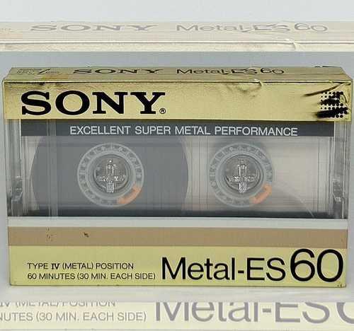 Новая аудиокассета Sony Metal - ES 60