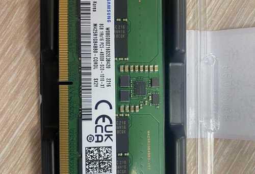 Оперативная память sodimm DDR5 4800 8Gb