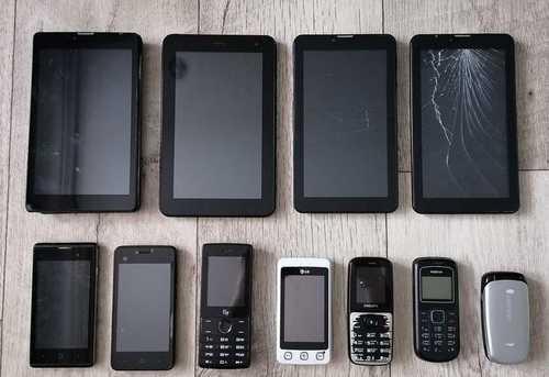 Мобильные телефоны и планшеты