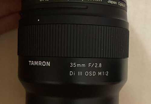 Tamron (sony) f2.8, 35mm Di lll OSD M1:2