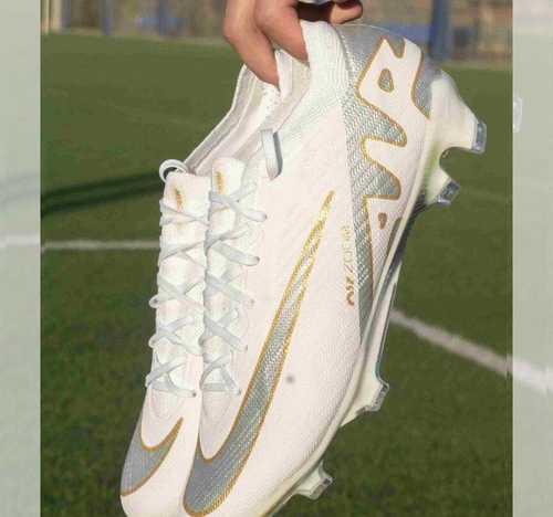 Бутсы Nike Mercurial Air Zoom white