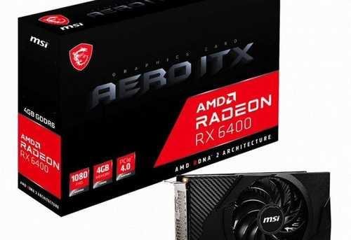 Видеокарта MSI AMD Radeon RX 6400 aero ITX 4gb