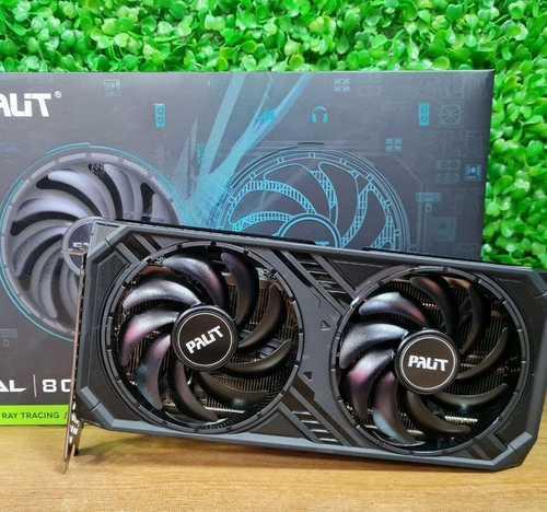 Видеокарта palit GeForce RTX 4060 Ti dual 8G. Гара