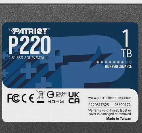 Твердотельный накопитель Patriot 1000 Gb P220 P220