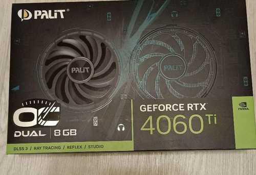 Rtx 4060ti palit oc dual 8gb