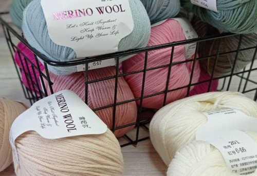 Пряжа меринос Merino Wool