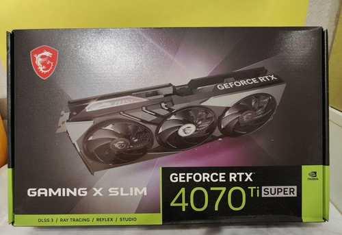 Новый MSI 4070 Ti Super Gaming X Slim