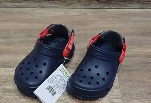 Детские Crocs, размер 27-28. Новые.Цвет тёмно-син