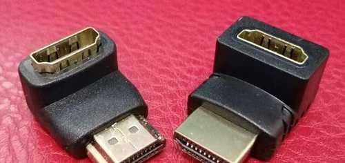 Переходник угловой hdmi (F) - hdmi (M) 90/270 град