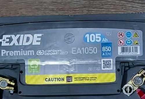 Аккумулятор Exide Premium 105 Ah 850 A EA1050