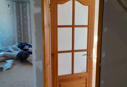 Продам деревянные оконные створки и двери