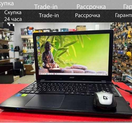 Ноутбук Acer E5-571G GeForce 820MX Core i3-4005u 1