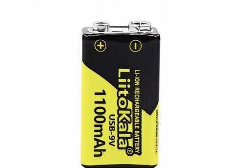 Аккумулятор крона 9v 1100 mAh LitoKala