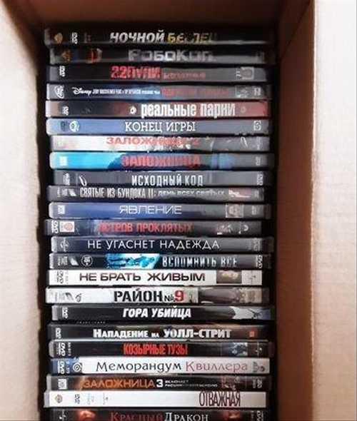 DVD - диски с фильмами 80 штук