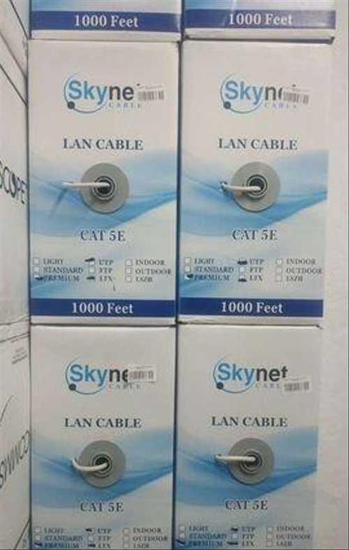 Кабель SkyNet Premium UTPнг(А) - lslтx Cu (305м)