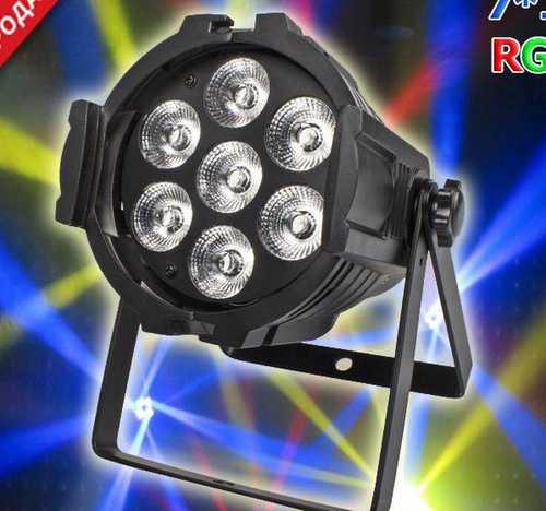 LED Par Mini 7*12w rgbw