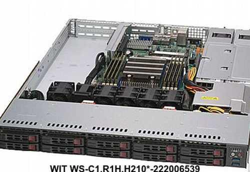 Сервер Supermicro WIT WS-C1.R1H.H210-222006539