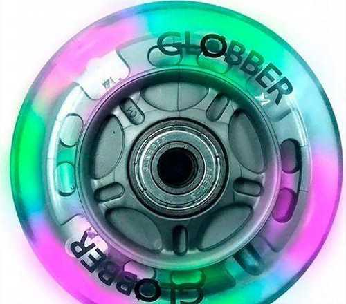 Комплект колёс Globber Flow 125 mm светящиеся Sev8