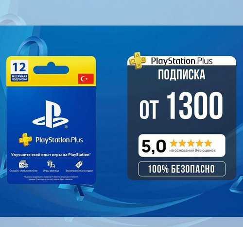 Подписка PNS PS Plus Deluxe EA Play