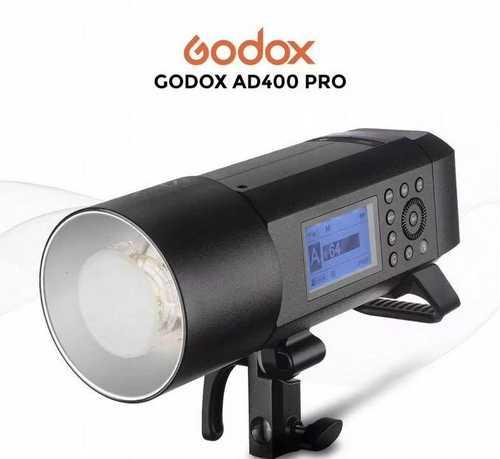 Новый аккумуляторный свет godox AD400 PRO