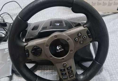 Игровой руль Logitech Driving Force Wireless