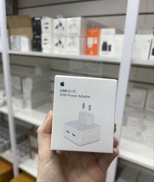 Блок питания Apple 35W USB-C + USB-C