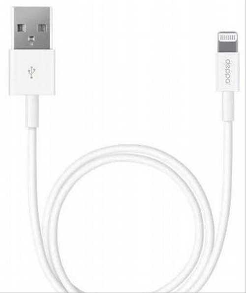 Кабель Deppa Data Cable USB - Lightning 72230, бе