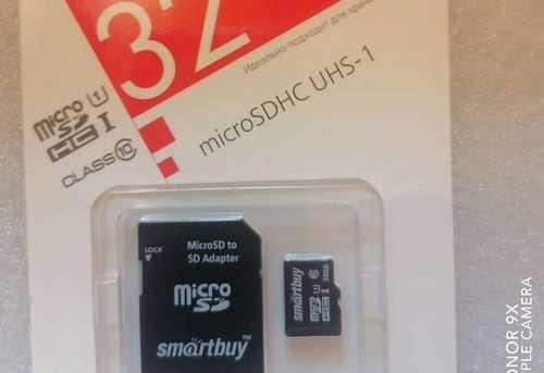 Карта памяти MicroSD 32gb