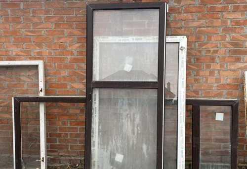Балконный блок пластик (окно и дверь)