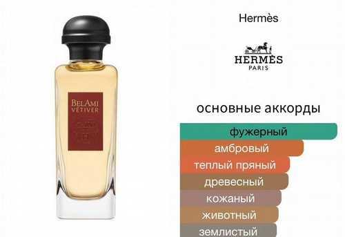 Распив Bel Ami Vetiver Hermes, 1 мл