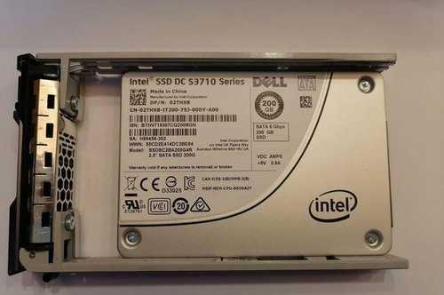 SSD Dell / Intel S3710 200 гб SATA 6 Гбит/с 02THX8