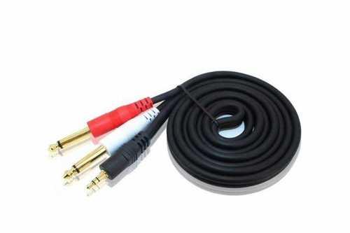 Аудио-переходник кабель на 2хJack - на MiniJack